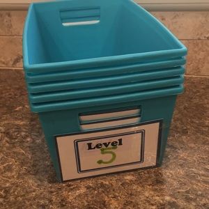 Storage & Organization | Teacher Storage Plastic Book Container Baskets ...